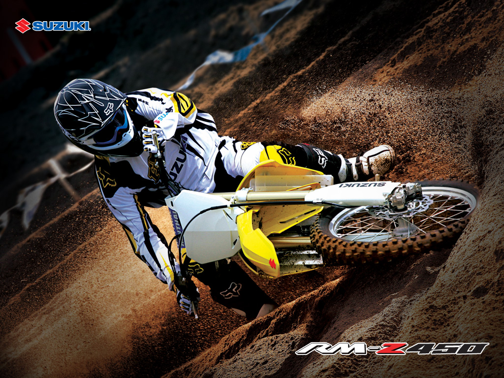 Zdjęcia: wallpaper Suzuki RMZ 450 - Suzuki RMZ 450 nowa definicja mocy