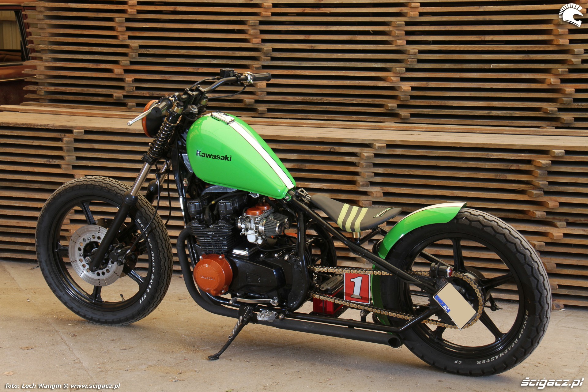 Zdjęcia: 10 Kawasaki KZ400 J custom - Kawasaki KZ 400 J przerobiony na ...