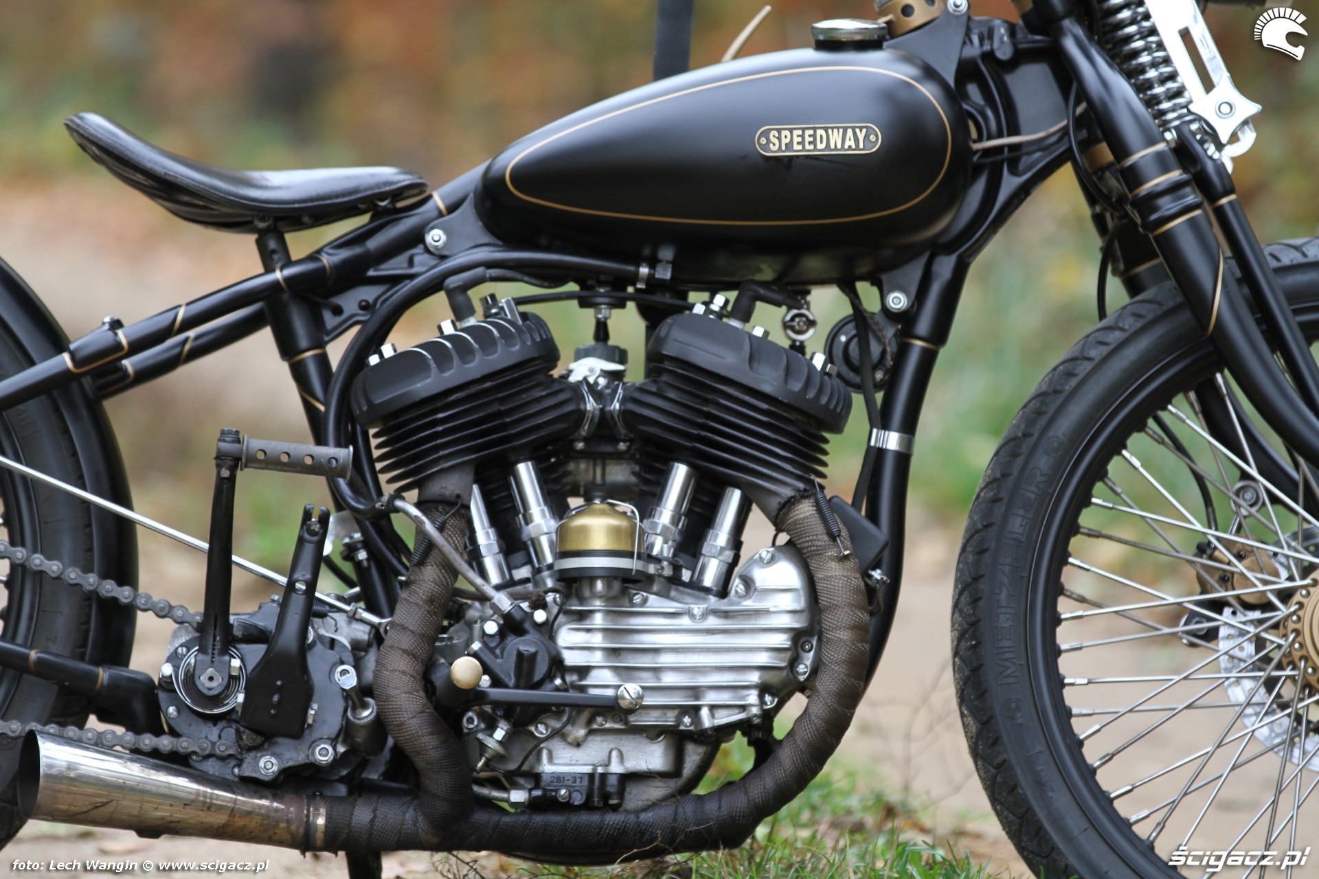 Zdjęcia: 08 WLA Speedway custom silnik - Wojenny WLA jako boardtracker ...