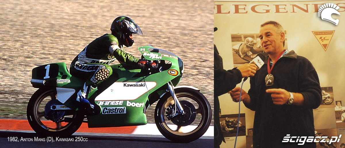 Zdjęcia: 22) Anton Mang (D) pieciokkrotny mistrz swiata kl250 i 35 ...