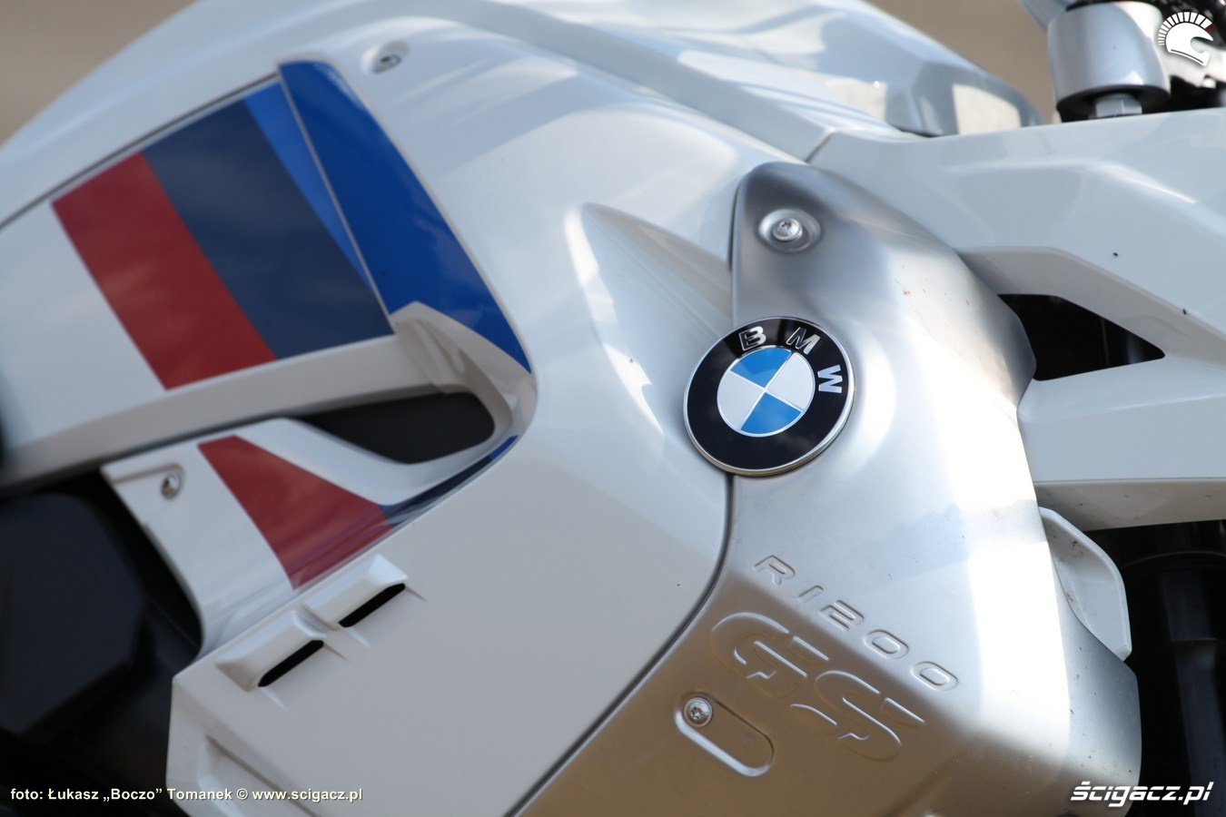 Zdjęcia: logo bmw - BMW R1200GS Rallye prezent pozegnalny