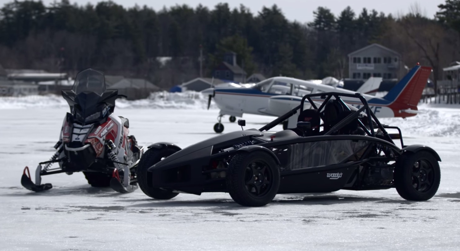 Zdjęcia: atom sniezny - Atomowy wyscig na lodzie skuter sniezny vs ...