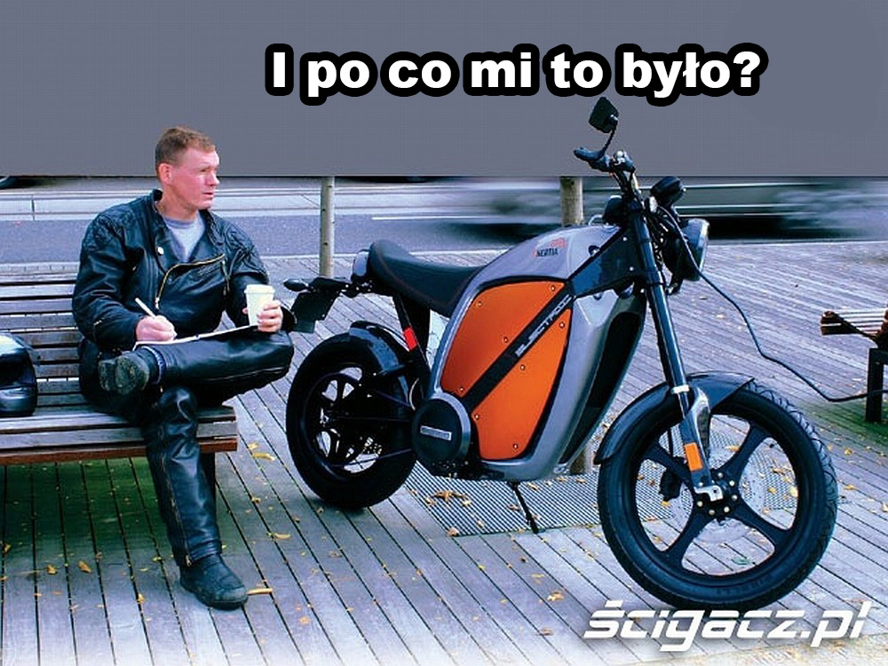 Zdjęcia: Motocykl elektryczny ladowanie - Juz co drugi wlasciciel ...